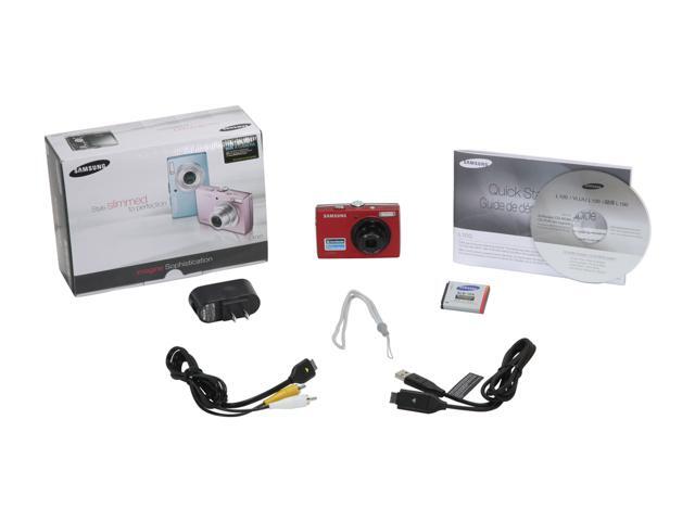 SAMSUNG L100 Red 8.2 MP Digital Camera - Newegg.com