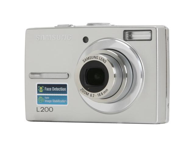 SAMSUNG L200 Silver 10.2 MP Digital Camera - Newegg.com
