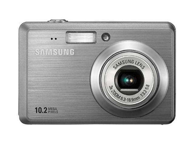 SAMSUNG SL102 Silver 10.2 MP Digital Camera - Newegg.com