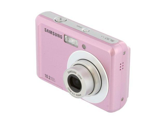 SAMSUNG SL30 Pink 10.2 MP Digital Camera - Newegg.com