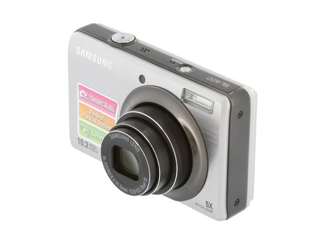 SAMSUNG SL420 Silver 10.2 MP Digital Camera - Newegg.com