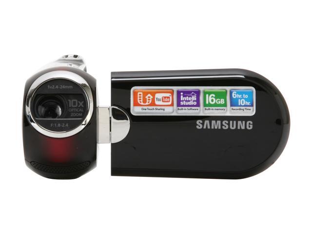 SAMSUNG SMX-C14 Black-Red Compact SD Memory Camcorder - Newegg.com