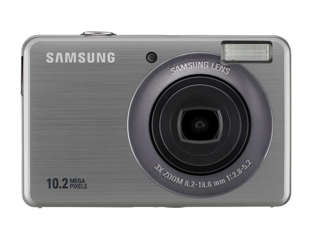 SAMSUNG SL202 Silver 10.2 MP Digital Camera - Newegg.com