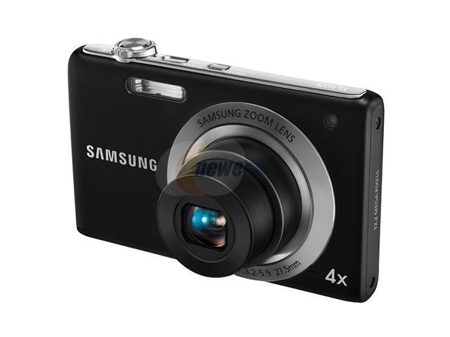 SAMSUNG TL105 Black 27.5mm Wide Angle Digital Camera - Newegg.com