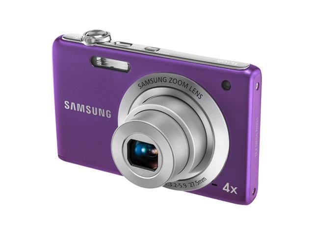 SAMSUNG TL105 Purple 27.5mm Wide Angle Digital Camera - Newegg.com