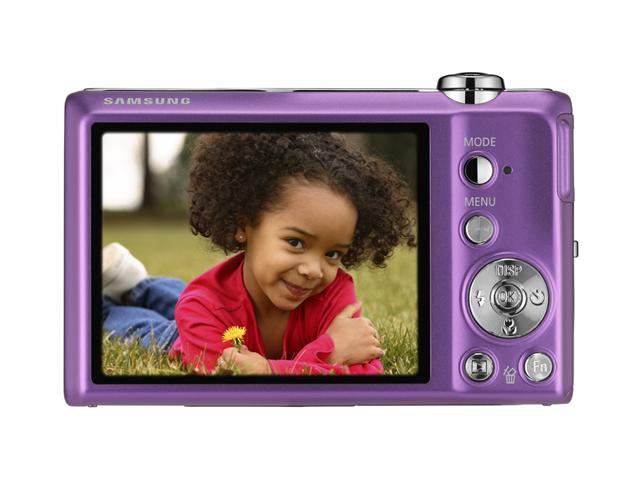 SAMSUNG TL105 Purple 27.5mm Wide Angle Digital Camera - Newegg.com