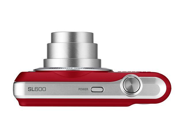 SAMSUNG SL600 Red 12.2 MP 27mm Wide Angle Digital Camera - Newegg.com