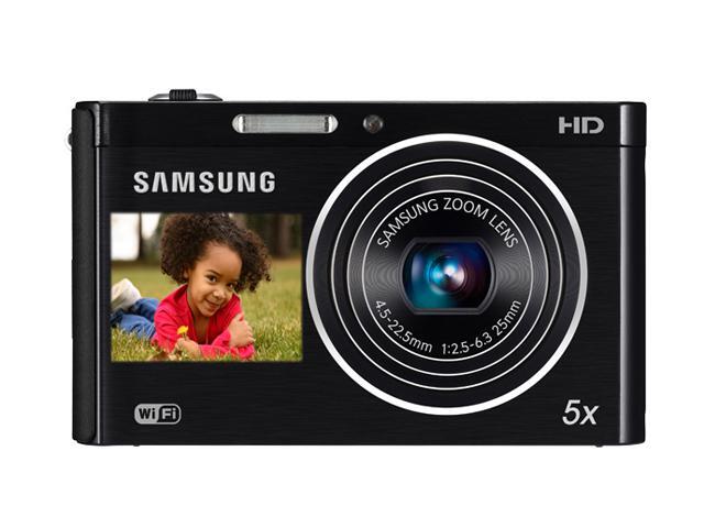 SAMSUNG DV300F Black 16.1 MP 25mm Wide Angle Wireless-enabled Digital ...