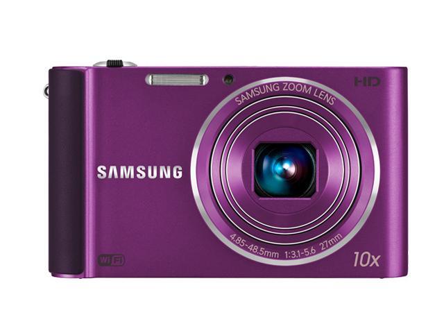 SAMSUNG ST200F Plum 16.1 MP 27mm Wide Angle Wireless-enabled Smart ...
