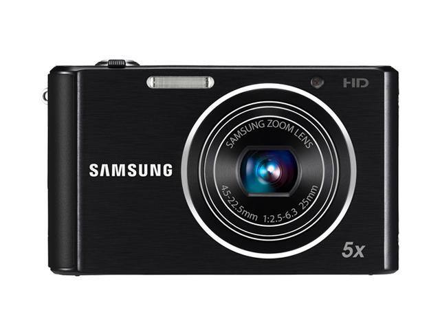 SAMSUNG ST76 Black 16.1 MP 25mm Wide Angle Digital Camera - Newegg.com