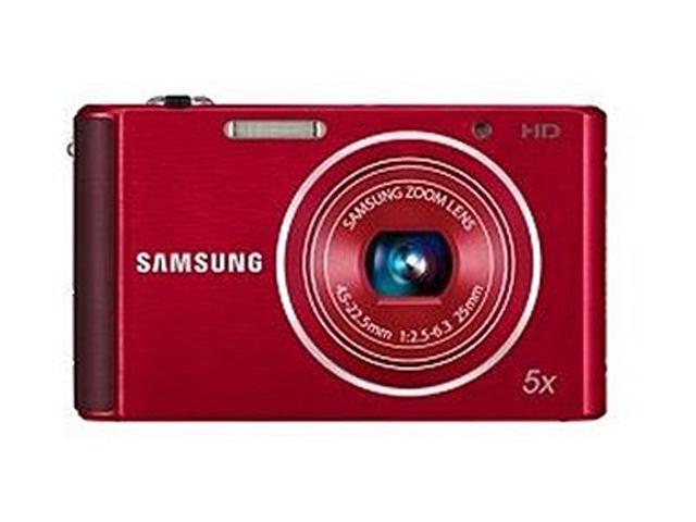 SAMSUNG ST76 Red 16.1 MP 25mm Wide Angle Digital Camera - Newegg.com