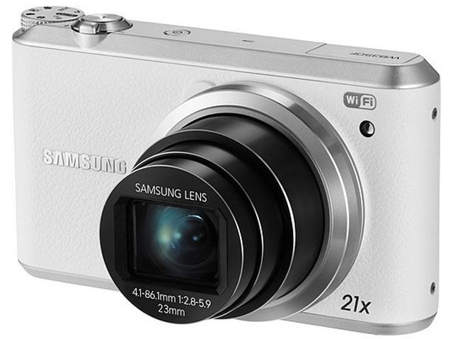 SAMSUNG WB350F White 16.3 Megapixel Smart Digital Camera - Newegg.com