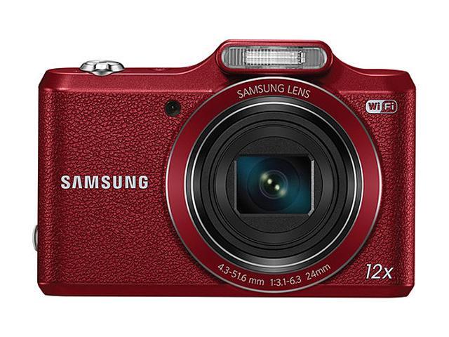SAMSUNG WB50F Red 16.2 Megapixel Smart Digital Camera - Newegg.com
