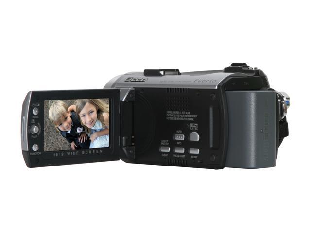 JVC Everio GZ-HD5 Silver 3CCD 2.8" LCD 10X Optical Zoom 60GB Hard Drive ...
