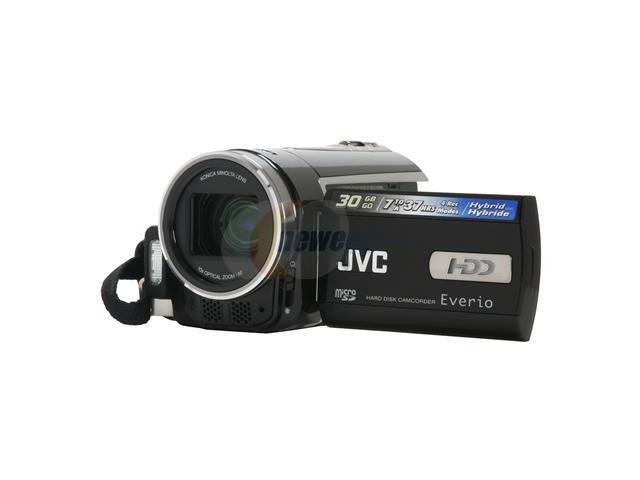 JVC Everio GZ-MG730B Black 7.38MP 30 GB Embedded Hard Disk Digital ...