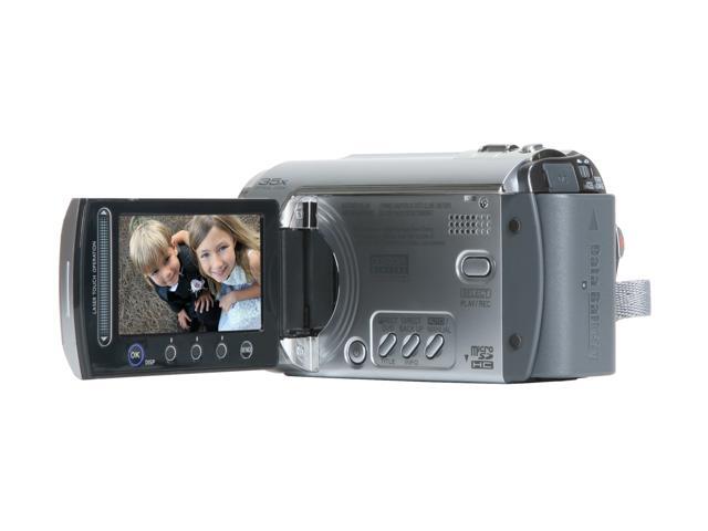 JVC Everio GZ-MG335H Silver 1/6" CCD 2.7" 112K 35X Optical Zoom 30GB ...