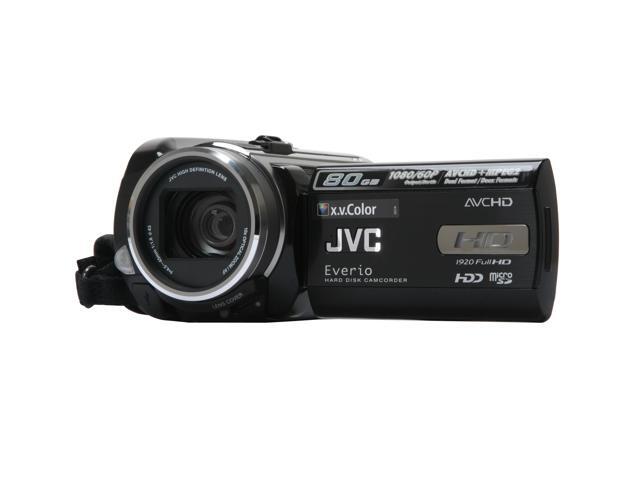 JVC Everio GZ-HD30 1/3" CMOS 2.68MP 2.8" Wide 10X Optical Zoom 80GB ...
