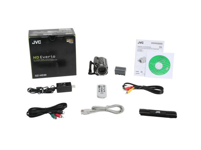 JVC Everio GZ-HD30 1/3" CMOS 2.68MP 2.8" Wide 10X Optical Zoom 80GB ...