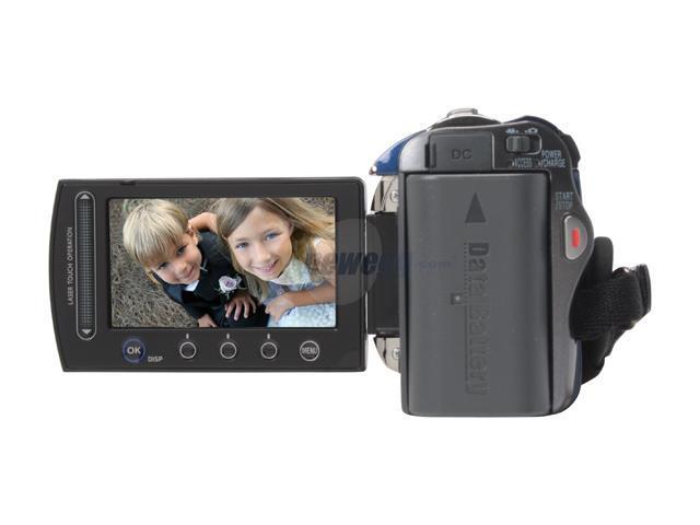 JVC Everio GZ-MG330 Blue 1/6" CCD 2.7"112K LCD 35X Optical Zoom 30GB ...