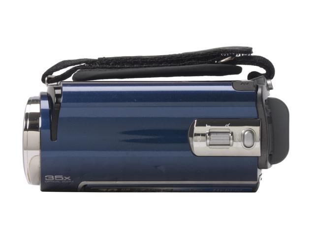 JVC Everio GZ-MG330 Blue 1/6" CCD 2.7"112K LCD 35X Optical Zoom 30GB ...