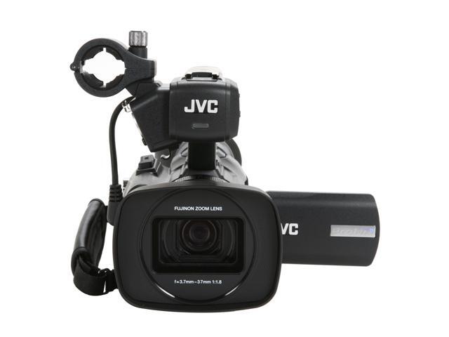JVC GY-HM100U Black 2.8" LCD 10X Optical Zoom Compact Hand-held 3CCD ...