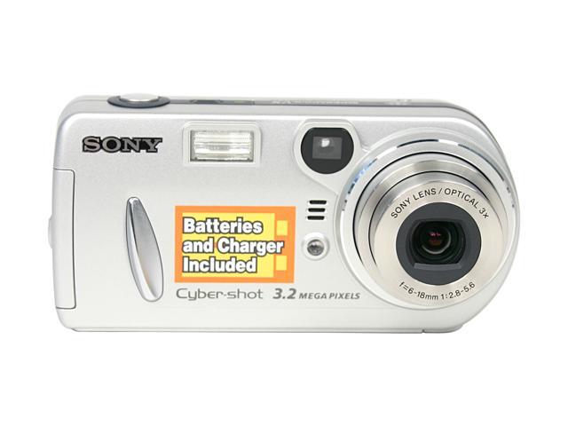 SONY DSC-P72 Silver 3.2MP Digital Camera - Newegg.com