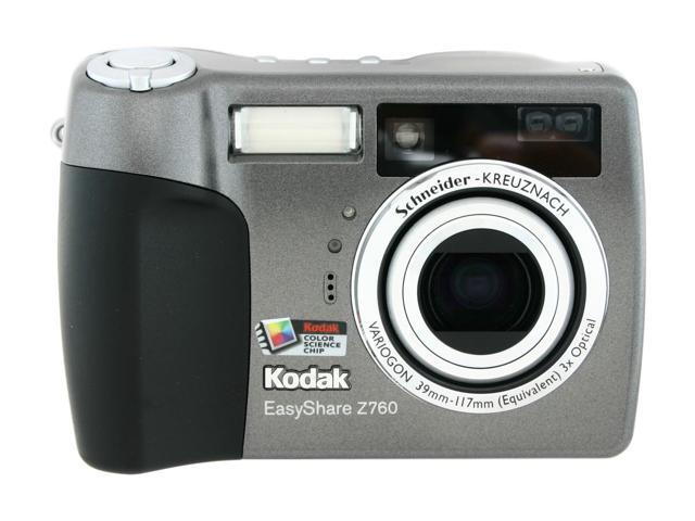Refurbished: Kodak Z760 Black 6.1 MP Digital Camera - Newegg.com