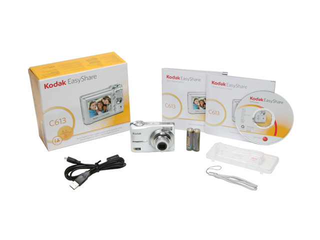 Kodak EasyShare C613 Pearl White 6.16 MP Digital Camera - Newegg.com