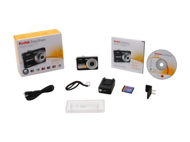 Kodak EayShare M863 Black 8.2 MP Digital Camera - Newegg.com