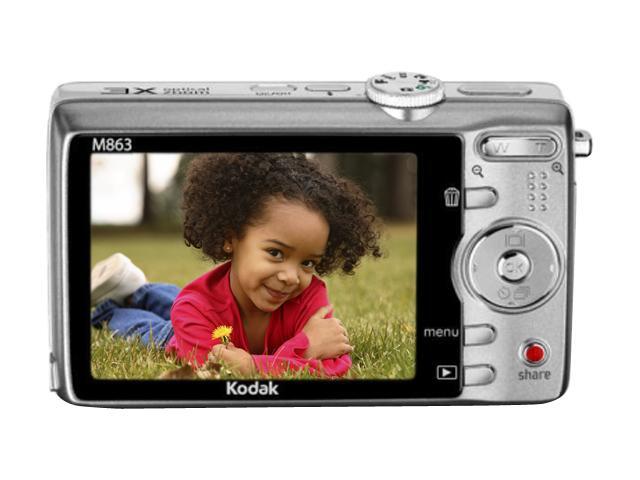 Kodak EasyShare M863 Silver 8.2 MP Digital Camera - Newegg.com