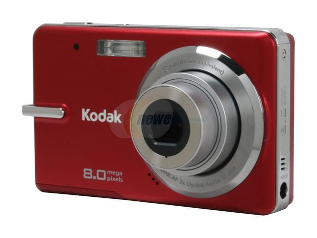 Refurbished: Kodak EasyShare M883 Red 8.0 MP Digital Camera - Newegg.com