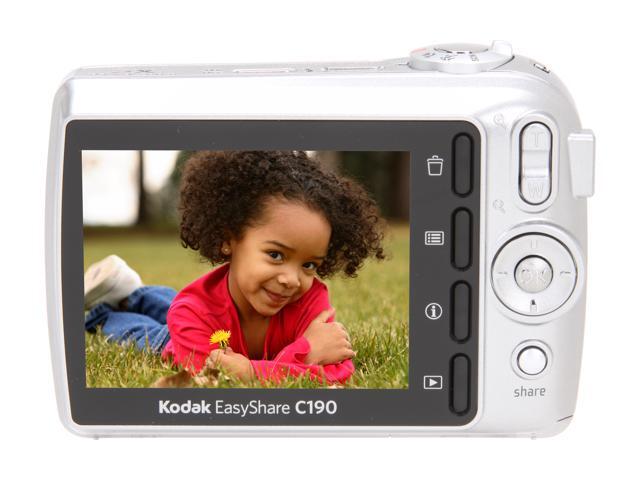 Kodak EasyShare C190 Silver 12.3 MP Digital Camera - Newegg.com