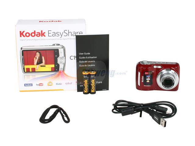 Kodak C195 Red 14 MP Digital Camera - Newegg.com