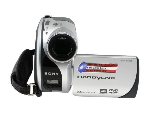 SONY DCR-DVD105 DVD Camcorder - Newegg.com