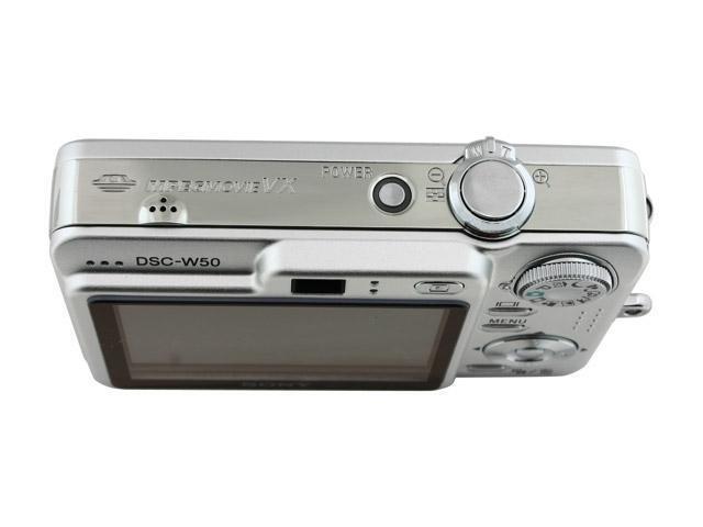 SONY DSC-W50 Silver 6 MP Digital Camera - Newegg.com