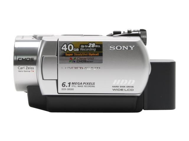 SONY DCR-SR300 Silver 40GB HDD Handycam Camcorder - Newegg.com
