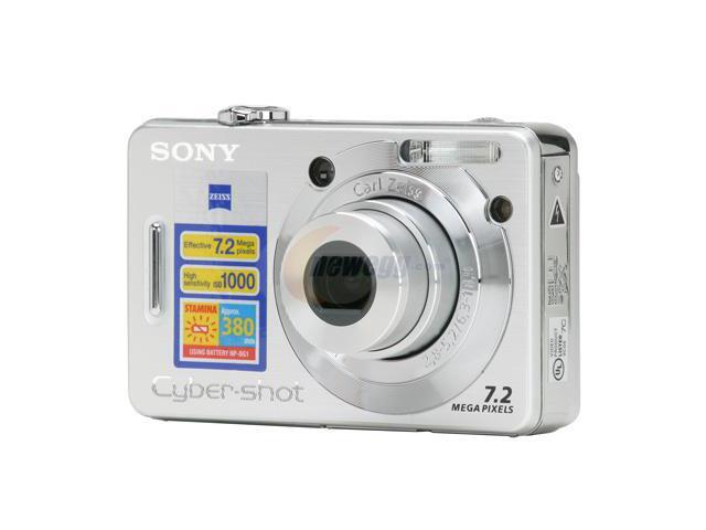 SONY DSC-W55 Silver 7.2 MP Digital Camera - Newegg.com