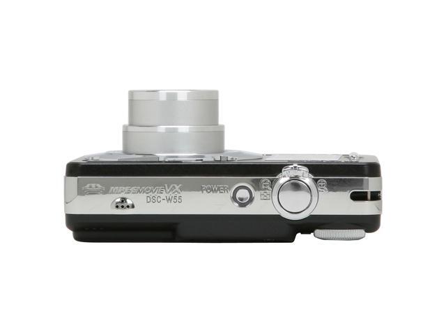 SONY Cyber-shot DSC-W55 Black 7.2 MP Digital Camera - Newegg.com