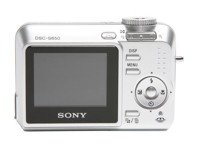 Open Box: SONY Cyber-shot DSC-S650 Silver 7.2 MP Digital Camera - Newegg.ca