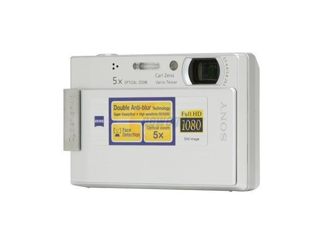 SONY DSC-T100 Silver 8.1 MP Digital Camera HDTV Output - Newegg.com