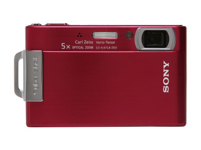 SONY Cyber-Shot DSC-T200 Red 8.1 MP Digital Camera - Newegg.com