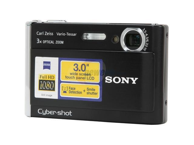 Open Box: SONY Cyber-Shot T70 Black 8.1 MP Digital Camera HDTV Output ...