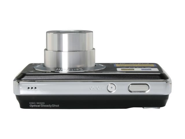 SONY Cyber-shot DSC-W220 Black 12.1 MP Digital Camera - Newegg.com