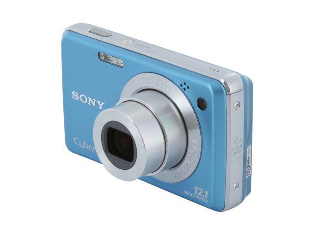 SONY Cyber-shot DSC-W220 Blue 12.1 MP Digital Camera - Newegg.com