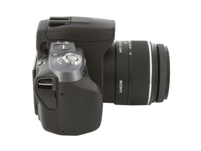 SONY a330 Black Digital SLR Camera w/ DT 18-55mm f/3.5-5.6 SAM Standard ...