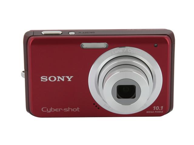 SONY Cyber-shot DSC-W180 Red 10.1 MP Digital Camera - Newegg.com