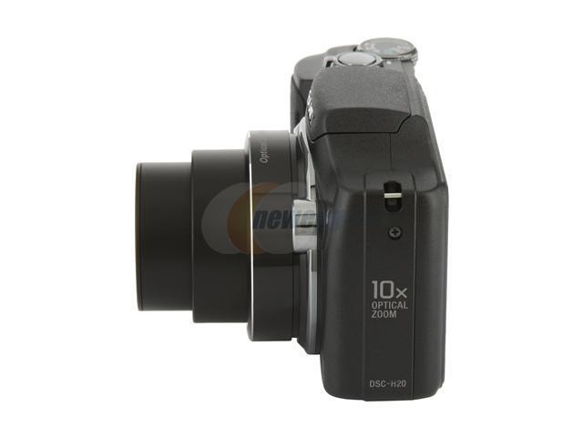 SONY Cyber-shot DSC-H20 Black 10.1 MP Digital Camera - Newegg.com