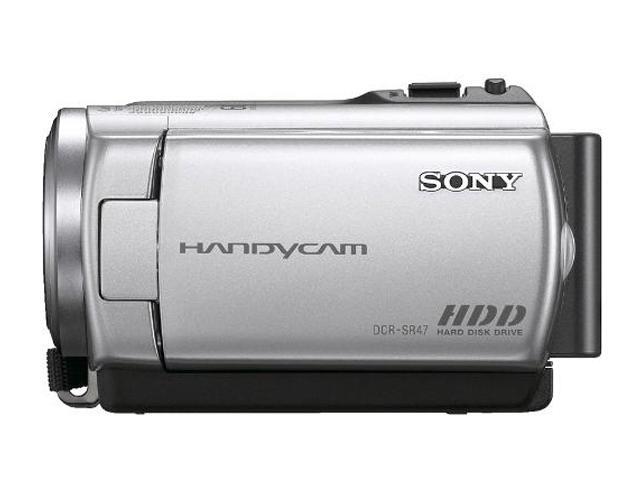 SONY DCR-SR47 Silver 60GB HDD Handycam Camcorder - Newegg.com