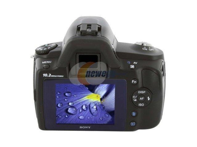 SONY A230 Black Digital SLR Camera w/ DT 18-55mm f/3.5-5.6 SAM Standard ...