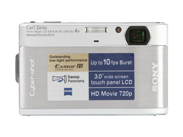 SONY Cyber-shot DSC-TX1 Silver 10.2 MP Exmor R CMOS 3.0" 230K Touch LCD 4X Optical Zoom Digital ...